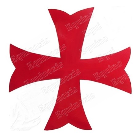 Red Templar cross à coudre – PVC – Vente grossiste