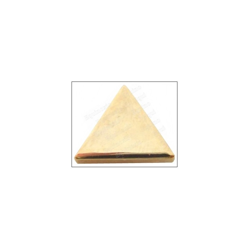 Masonic lapel pin – Triangle