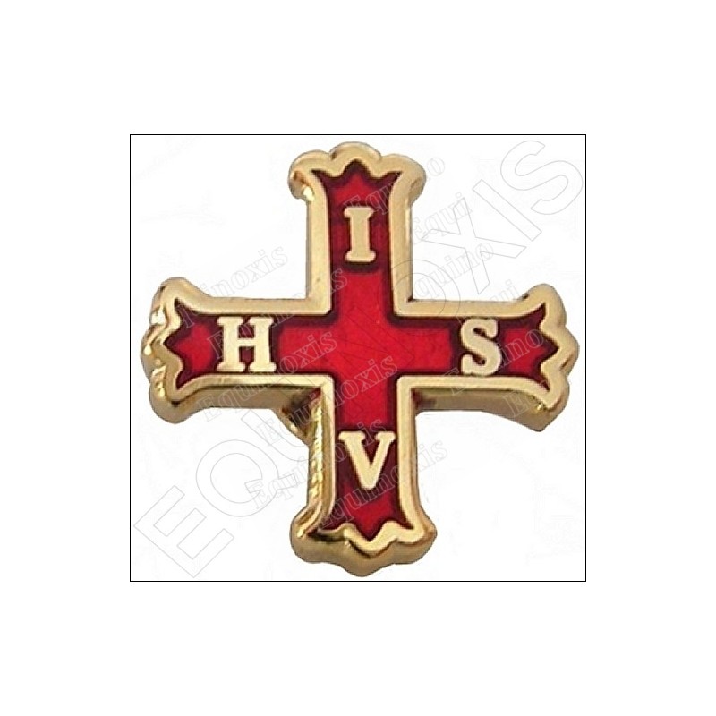 Masonic lapel pin – Red Cross of Constantine