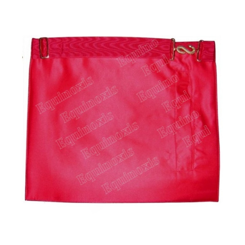 Masonic apron (leather) – Excellent Maître – ARE – 30 cm x 35 cm