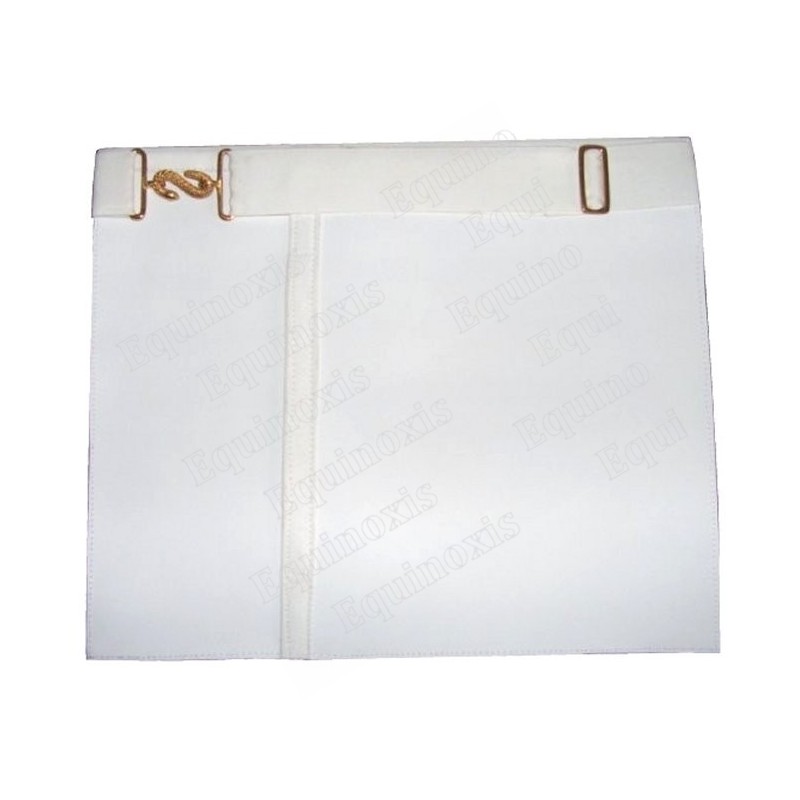 Masonic apron (leather) – Apprenti / Compagnon – 30 cm x 35 cm