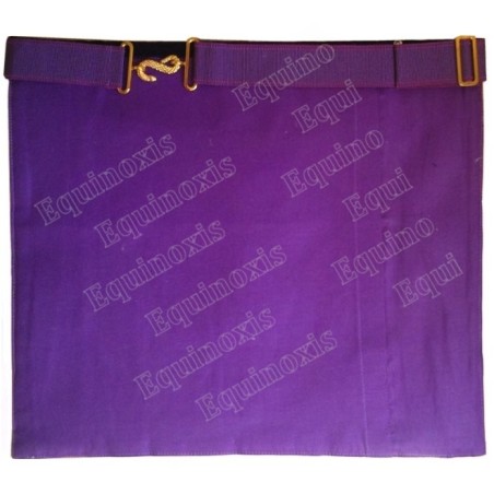 Tablier maçonnique velours – GCCAF – Officier de Conseil Cryptique ...