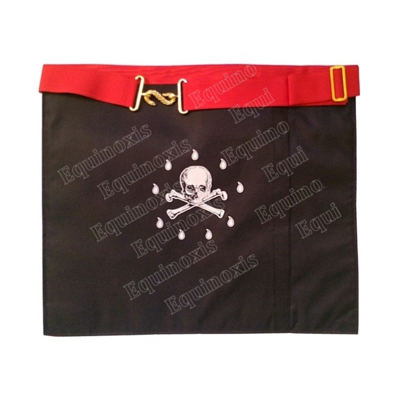 Leather Masonic apron – Scottish Rite (AASR) – Master Mason – Columns ...