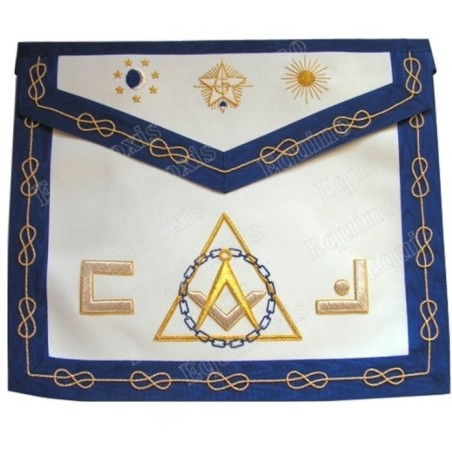 Masonic apron (leather) – Rite Opératif de Salomon – Master Mason ...