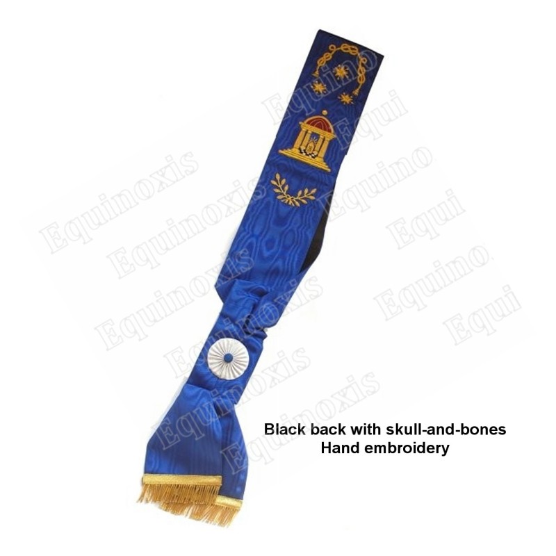 Masonic sash – Operative Rite of Solomon – Master Mason – Hand embroidery